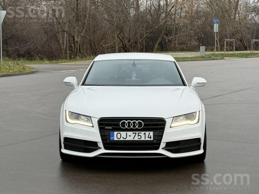 Balts Audi A7 Sportback 2012 Rīga, ar dzinēja tilpumu 3.00 L un nobraukumu 268 tūkst. km par 12990 €, foto 2 vietnē AUTOMOTO.COM.LV