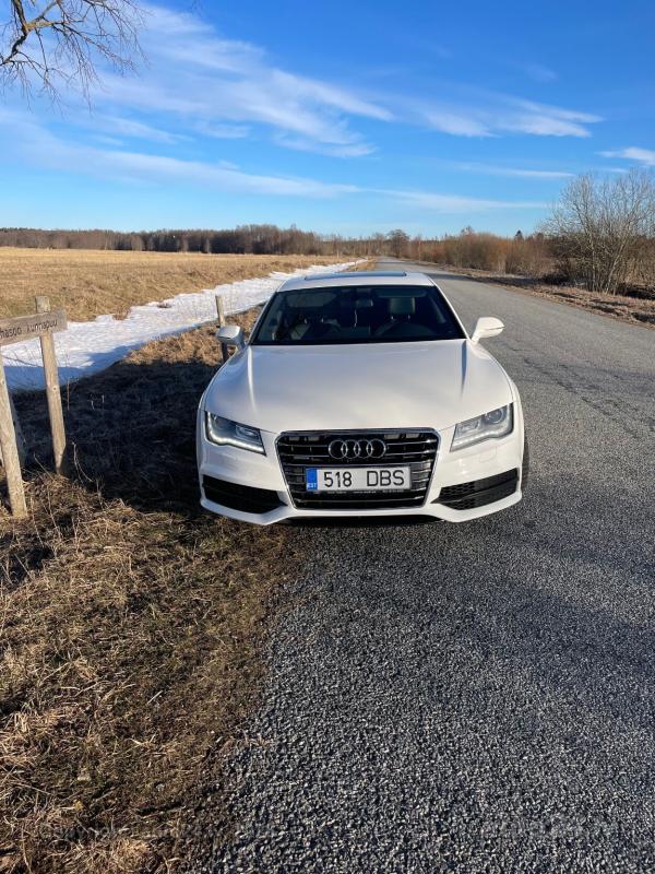 White Audi A7 Sportback 2012 in Tallinn, with an engine capacity of 0.00 L and mileage of 355 thousand km for 9300 €, photo 3 on AUTOMOTO.COM.LV