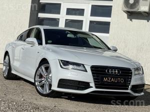 White Audi A7 Sportback 2012 in Tukums, with an engine capacity of 3.00 L and mileage of 259 thousand km for 14999 €, photo 1 on AUTOMOTO.COM.LV