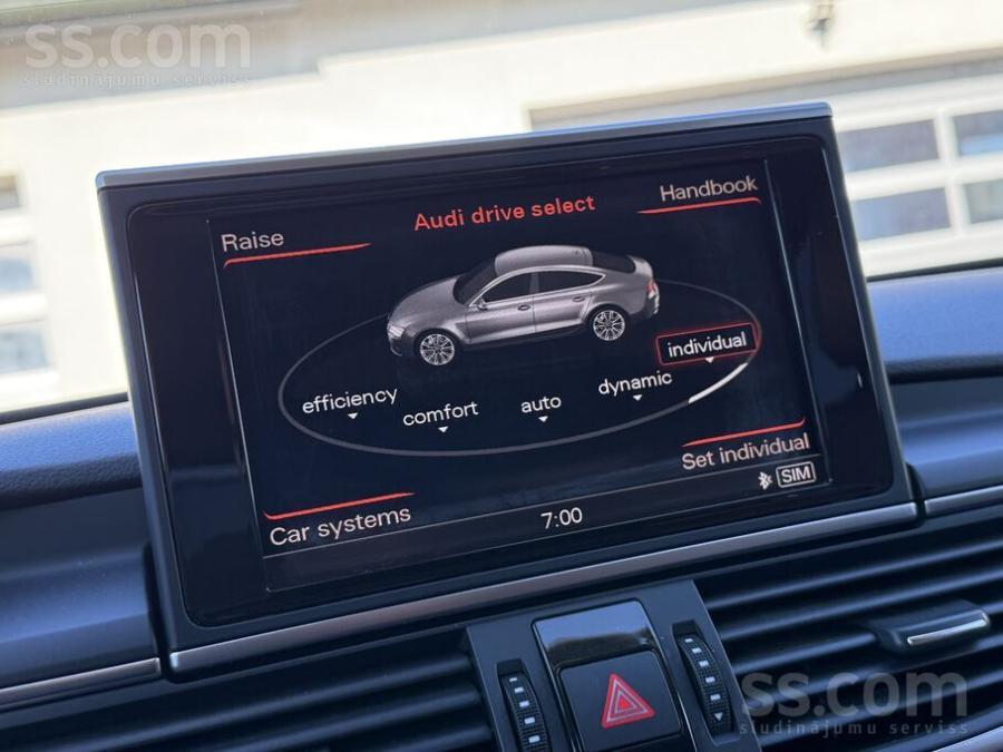 Balts Audi A7 Sportback 2012 Tukums, ar dzinēja tilpumu 3.00 L un nobraukumu 259 tūkst. km par 14999 €, foto 21 vietnē AUTOMOTO.COM.LV