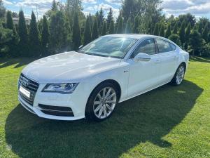 White Audi A7 Sportback 2013 in Siauliai, with an engine capacity of 3.00 L and mileage of 262 thousand km for 12000 €, photo  on AUTOMOTO.COM.LV