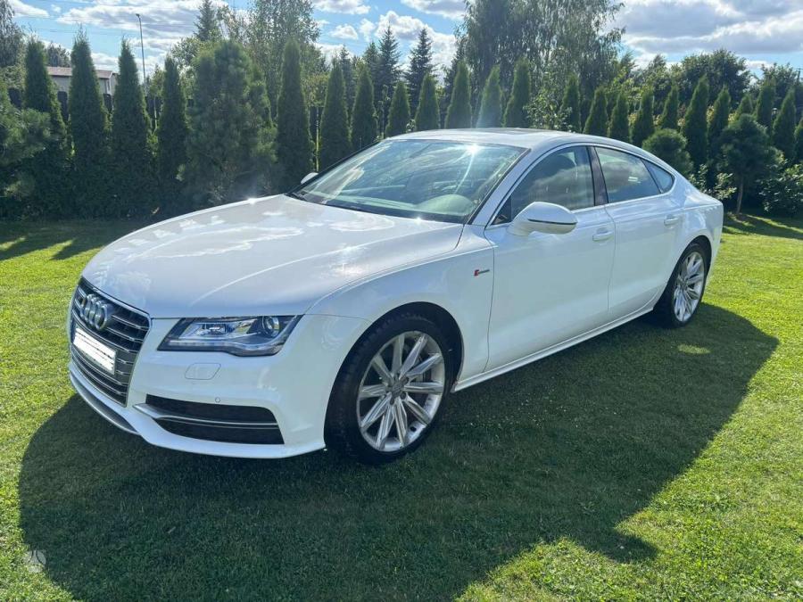 Balts Audi A7 Sportback 2013 Šauļi, ar dzinēja tilpumu 3.00 L un nobraukumu 262 tūkst. km par 12000 €, foto 1 vietnē AUTOMOTO.COM.LV