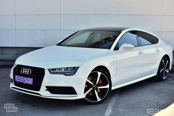 White Audi A7 Sportback 2014 in Kretinga, with an engine capacity of 3.00 L and mileage of 254 thousand km for 15999 €, photo 1 on AUTOMOTO.COM.LV
