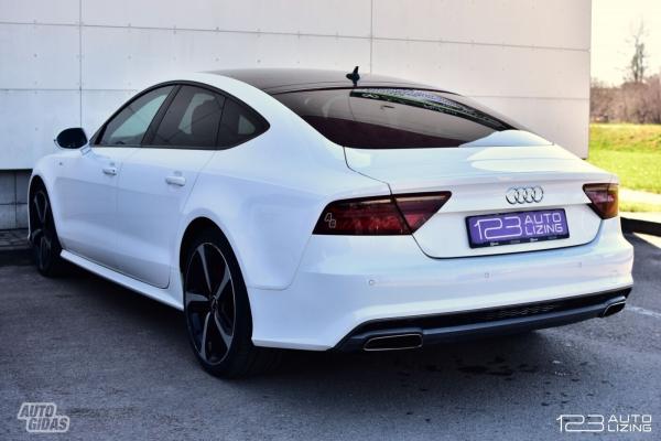 White Audi A7 Sportback 2014 in Kretinga, with an engine capacity of 3.00 L and mileage of 254 thousand km for 15999 €, photo 6 on AUTOMOTO.COM.LV