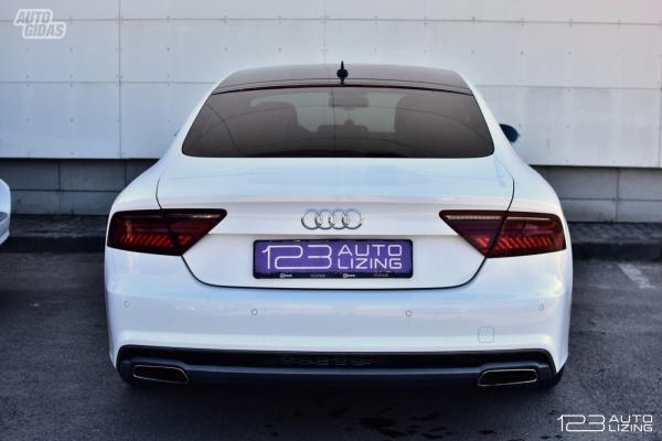 White Audi A7 Sportback 2014 in Kretinga, with an engine capacity of 3.00 L and mileage of 254 thousand km for 15999 €, photo 8 on AUTOMOTO.COM.LV