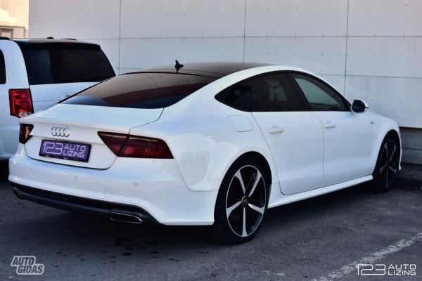 White Audi A7 Sportback 2014 in Kretinga, with an engine capacity of 3.00 L and mileage of 254 thousand km for 15999 €, photo 9 on AUTOMOTO.COM.LV