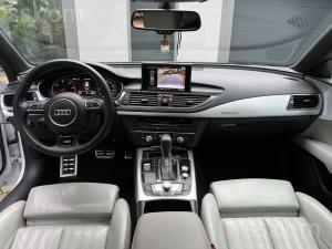 White Audi A7 Sportback 2015 in Riga, with an engine capacity of 3.00 L and mileage of 259 thousand km for 19500 €, photo 10 on AUTOMOTO.COM.LV