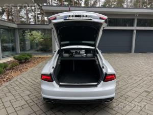 White Audi A7 Sportback 2015 in Riga, with an engine capacity of 3.00 L and mileage of 259 thousand km for 19500 €, photo 19 on AUTOMOTO.COM.LV