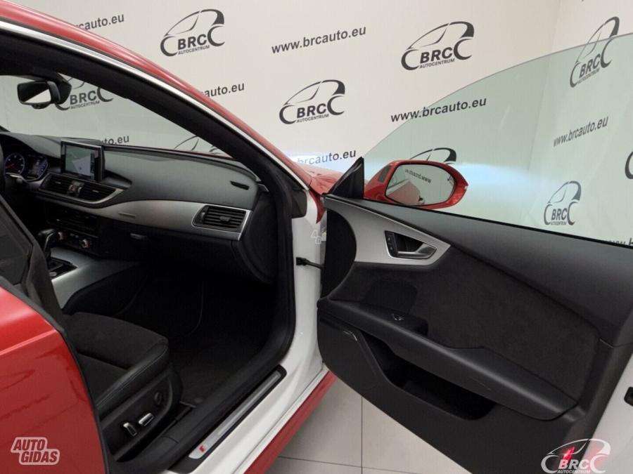 Белый Ауди А7 Спортбек 2015 в Авиженяй, объемом двигателя 3.00 л и пробегом 218 тыс. км за 21900 €, фото 10 на AUTOMOTO.COM.LV