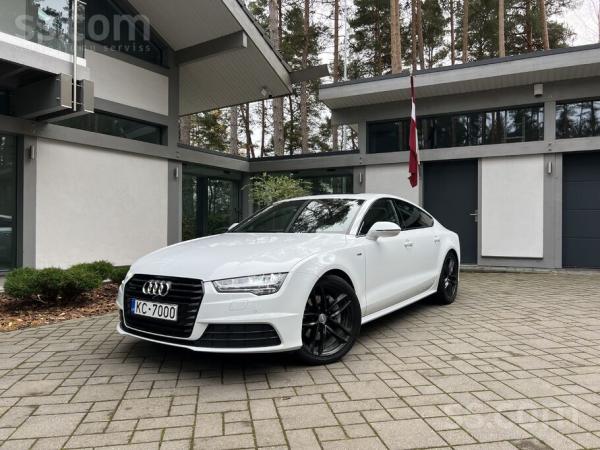 Белый Ауди А7 Спортбек 2015 в Рига, объемом двигателя 3.00 л и пробегом 264 тыс. км за 18000 €, фото 3 на AUTOMOTO.COM.LV