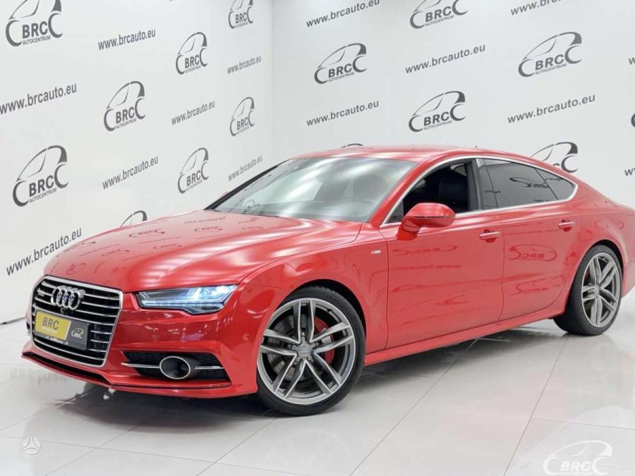 Balts Audi A7 Sportback 2015 Viļņa, ar dzinēja tilpumu 2.97 L un nobraukumu 218 tūkst. km par 18900 €, foto 1 vietnē AUTOMOTO.COM.LV