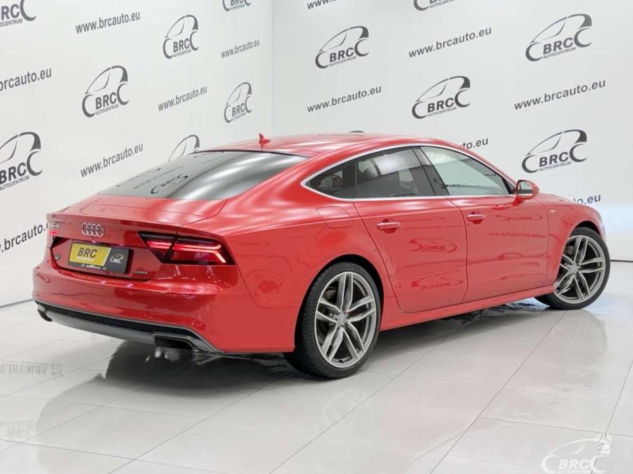 Balts Audi A7 Sportback 2015 Viļņa, ar dzinēja tilpumu 2.97 L un nobraukumu 218 tūkst. km par 18900 €, foto 4 vietnē AUTOMOTO.COM.LV