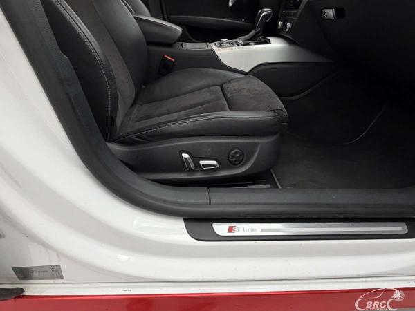 White Audi A7 Sportback 2015 in Vilnius, with an engine capacity of 2.97 L and mileage of 218 thousand km for 18900 €, photo 7 on AUTOMOTO.COM.LV