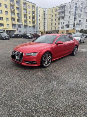 White Audi A7 Sportback 2015 in Vilnius, with an engine capacity of 3.00 L and mileage of 217 thousand km for 18200 €, photo 5 on AUTOMOTO.COM.LV