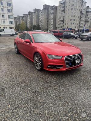 White Audi A7 Sportback 2015 in Vilnius, with an engine capacity of 3.00 L and mileage of 217 thousand km for 18200 €, photo 6 on AUTOMOTO.COM.LV