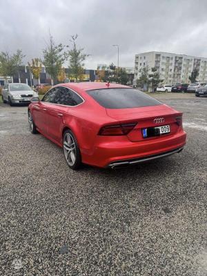 White Audi A7 Sportback 2015 in Vilnius, with an engine capacity of 3.00 L and mileage of 217 thousand km for 18200 €, photo 8 on AUTOMOTO.COM.LV