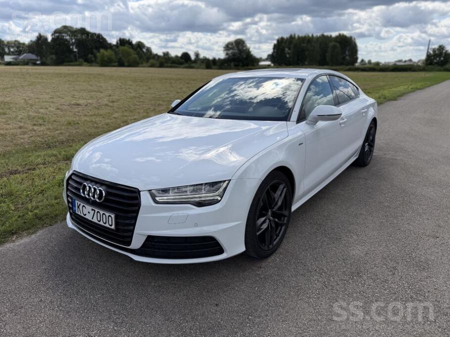Balts Audi A7 Sportback 2015 Rīga, ar dzinēja tilpumu 3.00 L un nobraukumu 267 tūkst. km par 17800 €, foto 1 vietnē AUTOMOTO.COM.LV