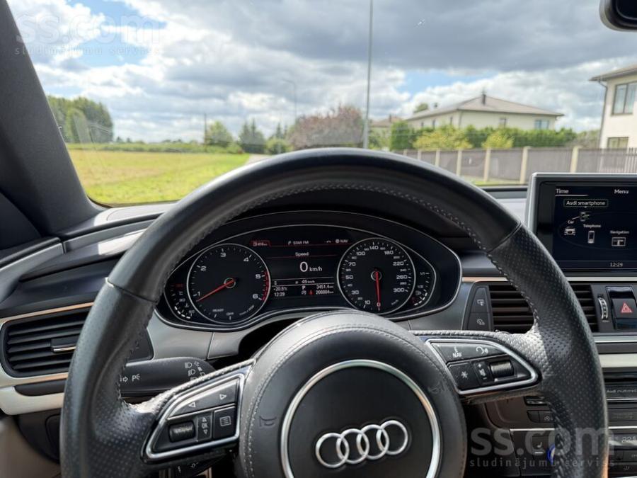 Balts Audi A7 Sportback 2015 Rīga, ar dzinēja tilpumu 3.00 L un nobraukumu 267 tūkst. km par 17800 €, foto 9 vietnē AUTOMOTO.COM.LV