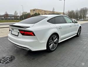 White Audi A7 Sportback 2016 in Siauliai, with an engine capacity of 3.00 L and mileage of 211 thousand km for 15850 €, photo 9 on AUTOMOTO.COM.LV