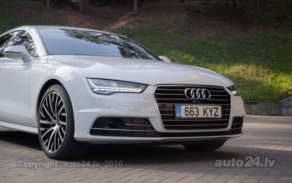 White Audi A7 Sportback 2016 in Tartu, with an engine capacity of 3.00 L and mileage of 256 thousand km for 23000 €, photo 6 on AUTOMOTO.COM.LV