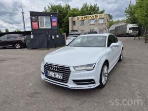 Balts Audi A7 Sportback 2016 Rīga, ar dzinēja tilpumu 2.00 L un nobraukumu 117 tūkst. km par 18490 €, foto  vietnē AUTOMOTO.COM.LV