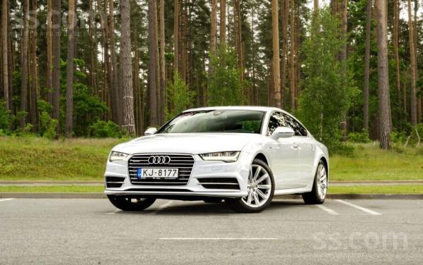 Balts Audi A7 Sportback 2016 Rīga, ar dzinēja tilpumu 2.00 L un nobraukumu 117 tūkst. km par 18490 €, foto 1 vietnē AUTOMOTO.COM.LV