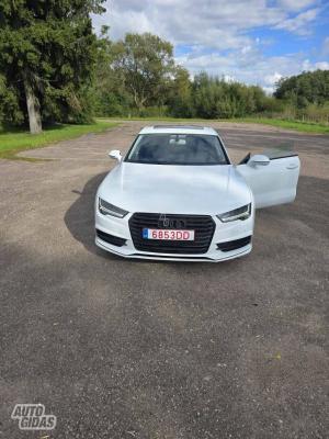 White Audi A7 Sportback 2016 in Gargzdai, with an engine capacity of 3.00 L and mileage of 162 thousand km for 16300 €, photo  on AUTOMOTO.COM.LV