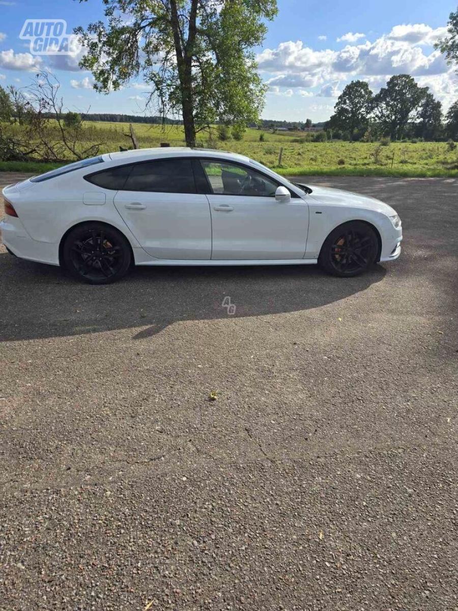 White Audi A7 Sportback 2016 in Gargzdai, with an engine capacity of 3.00 L and mileage of 162 thousand km for 16300 €, photo 3 on AUTOMOTO.COM.LV