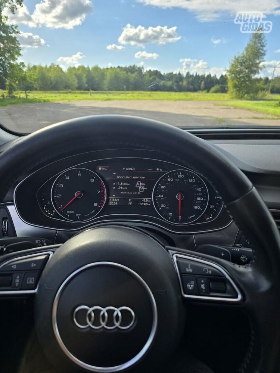 White Audi A7 Sportback 2016 in Gargzdai, with an engine capacity of 3.00 L and mileage of 162 thousand km for 16300 €, photo 8 on AUTOMOTO.COM.LV