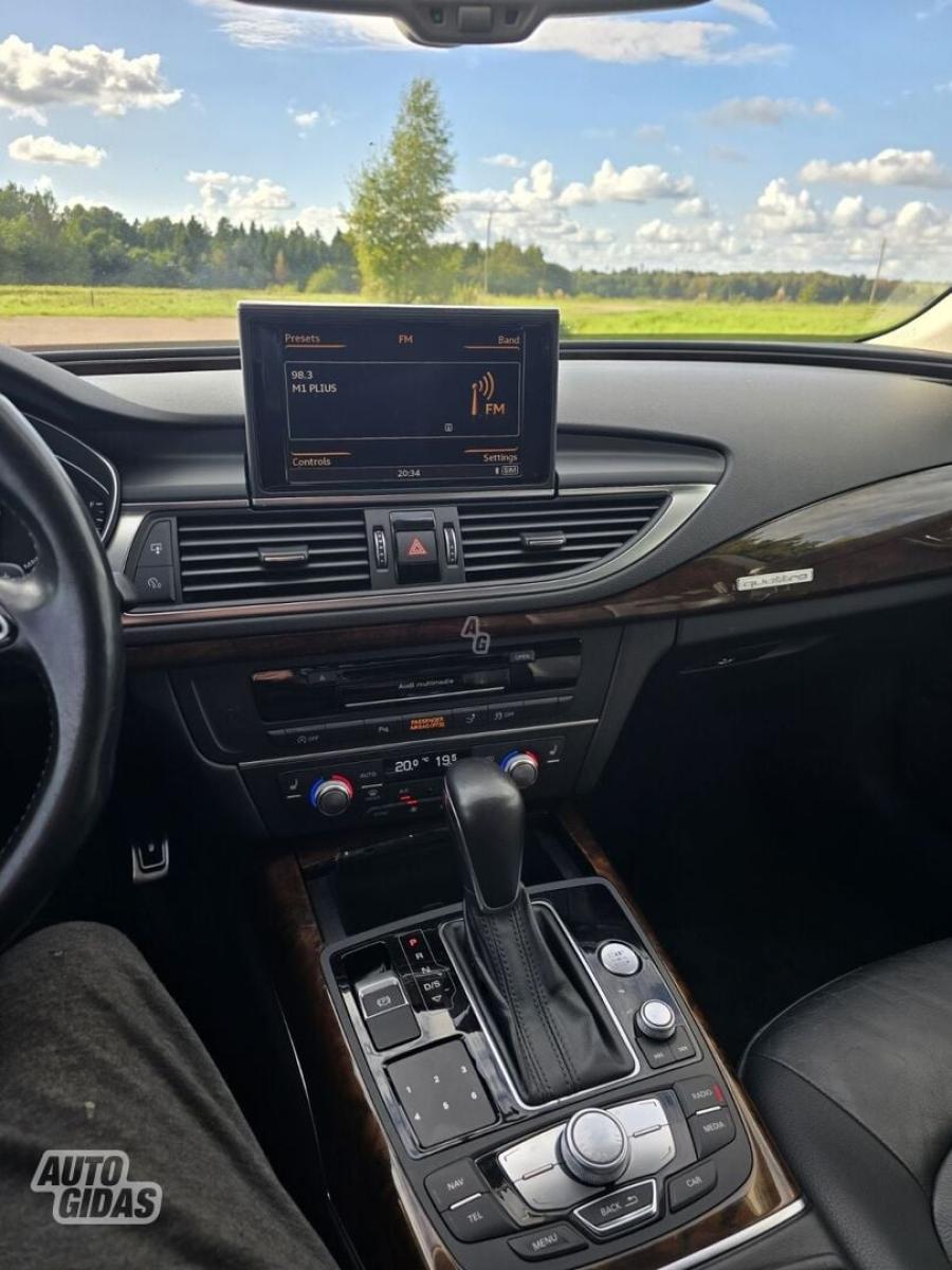 White Audi A7 Sportback 2016 in Gargzdai, with an engine capacity of 3.00 L and mileage of 162 thousand km for 16300 €, photo 12 on AUTOMOTO.COM.LV