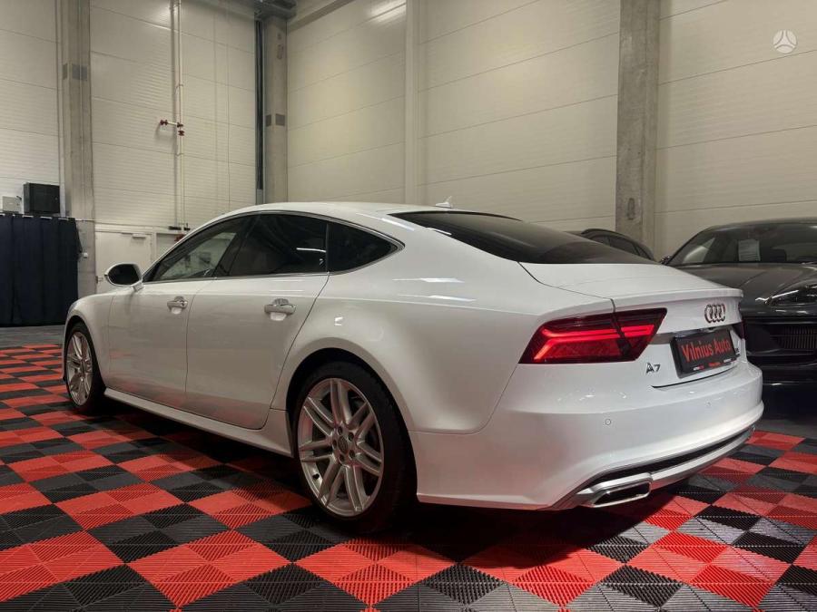 Balts Audi A7 Sportback 2017 Viļņa, ar dzinēja tilpumu 3.00 L un nobraukumu 179 tūkst. km par 14990 €, foto 7 vietnē AUTOMOTO.COM.LV