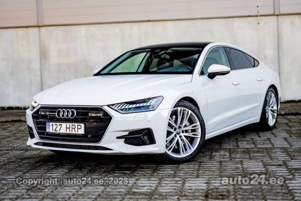 Balts Audi A7 Sportback 2018 Tallina, ar dzinēja tilpumu 3.00 L un nobraukumu 91 tūkst. km par 43900 €, foto 1 vietnē AUTOMOTO.COM.LV