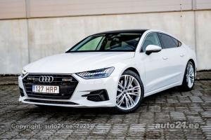 Balts Audi A7 Sportback 2018 Tallina, ar dzinēja tilpumu 3.00 L un nobraukumu 91 tūkst. km par 43900 €, foto 1 vietnē AUTOMOTO.COM.LV