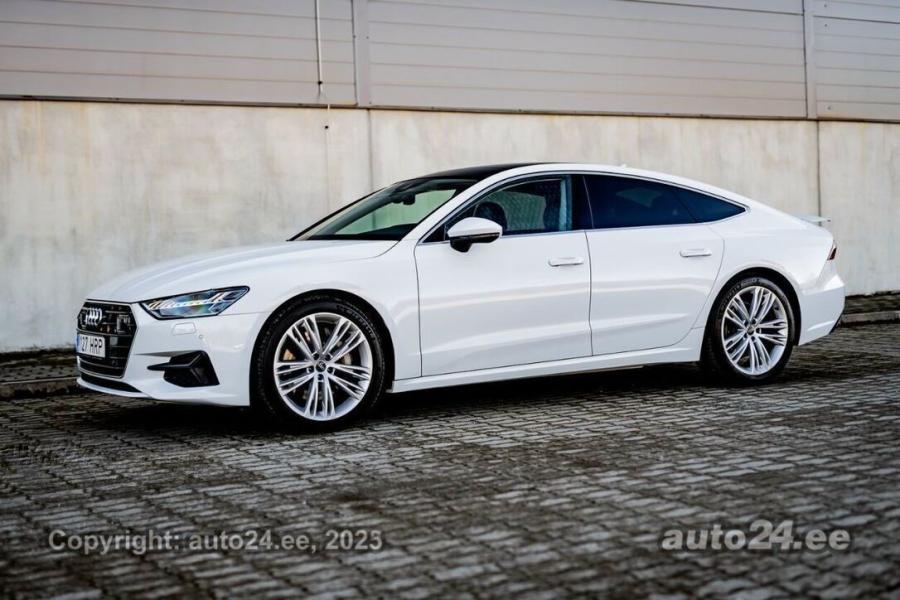 Balts Audi A7 Sportback 2018 Tallina, ar dzinēja tilpumu 3.00 L un nobraukumu 91 tūkst. km par 43900 €, foto 2 vietnē AUTOMOTO.COM.LV