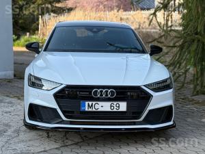 White Audi A7 Sportback 2019 in Riga, with an engine capacity of 3.00 L and mileage of 93 thousand km for 41900 €, photo 2 on AUTOMOTO.COM.LV