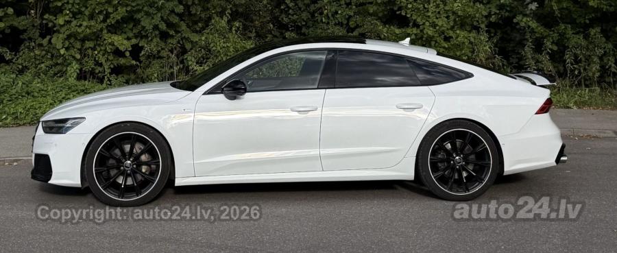 White Audi A7 Sportback 2019 in Tallinn, with an engine capacity of 3.00 L and mileage of 198 thousand km for 37500 €, photo 6 on AUTOMOTO.COM.LV