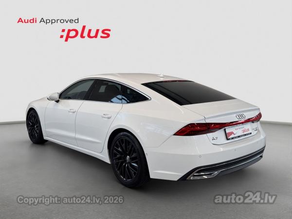 White Audi A7 Sportback 2019 in Tallinn, with an engine capacity of 3.00 L and mileage of 107 thousand km for 34500 €, photo 5 on AUTOMOTO.COM.LV