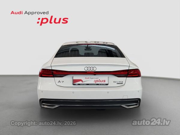 White Audi A7 Sportback 2019 in Tallinn, with an engine capacity of 3.00 L and mileage of 107 thousand km for 34500 €, photo 6 on AUTOMOTO.COM.LV