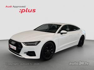 Balts Audi A7 Sportback 2019 Tallina, ar dzinēja tilpumu 3.00 L un nobraukumu 107 tūkst. km par 34500 €, foto  vietnē AUTOMOTO.COM.LV