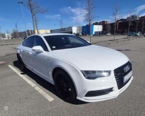 White Audi A7 Sportback 2016 in Klaipeda, with an engine capacity of 2.00 L and mileage of 129 thousand km for 17500 €, photo 7 on AUTOMOTO.COM.LV