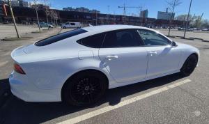 White Audi A7 Sportback 2016 in Klaipeda, with an engine capacity of 2.00 L and mileage of 129 thousand km for 17500 €, photo 11 on AUTOMOTO.COM.LV