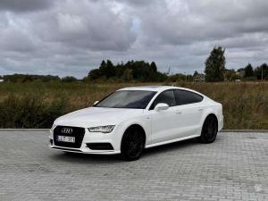 White Audi A7 Sportback 2016 in Klaipeda, with an engine capacity of 2.00 L and mileage of 131 thousand km for 17800 €, photo 3 on AUTOMOTO.COM.LV
