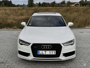 White Audi A7 Sportback 2016 in Klaipeda, with an engine capacity of 2.00 L and mileage of 131 thousand km for 17800 €, photo 5 on AUTOMOTO.COM.LV