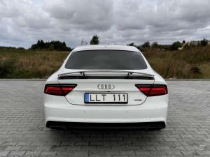 White Audi A7 Sportback 2016 in Klaipeda, with an engine capacity of 2.00 L and mileage of 131 thousand km for 17800 €, photo 11 on AUTOMOTO.COM.LV