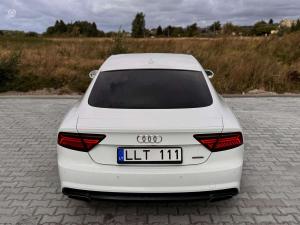 White Audi A7 Sportback 2016 in Klaipeda, with an engine capacity of 2.00 L and mileage of 131 thousand km for 17800 €, photo 14 on AUTOMOTO.COM.LV