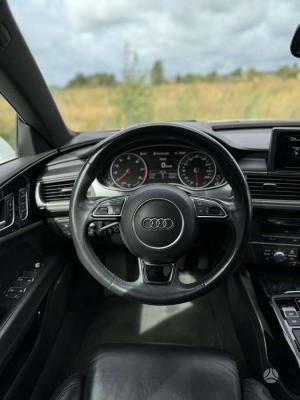 White Audi A7 Sportback 2016 in Klaipeda, with an engine capacity of 2.00 L and mileage of 131 thousand km for 17800 €, photo 19 on AUTOMOTO.COM.LV