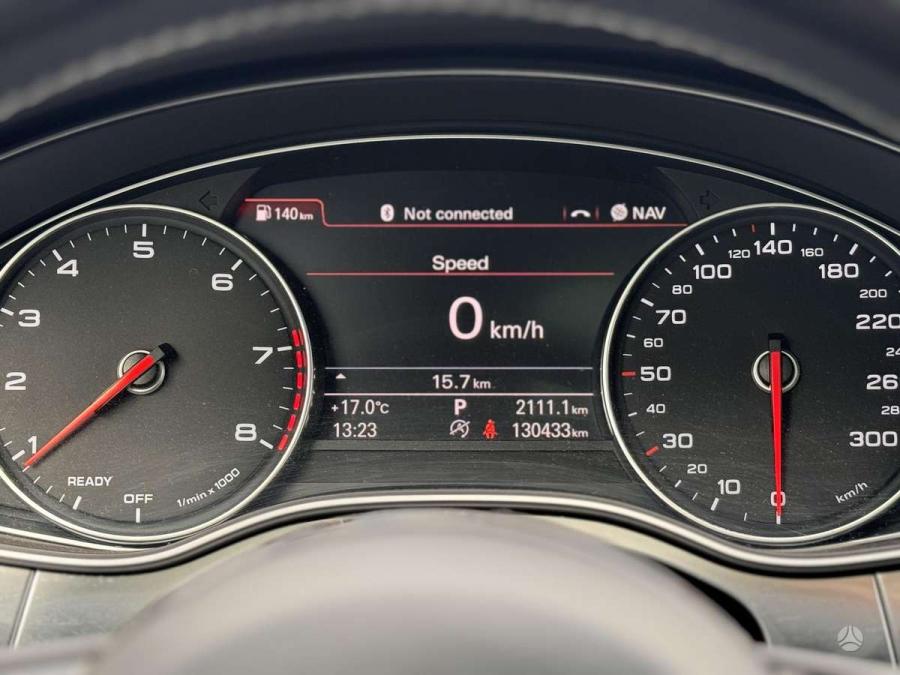 White Audi A7 Sportback 2016 in Klaipeda, with an engine capacity of 2.00 L and mileage of 131 thousand km for 17800 €, photo 20 on AUTOMOTO.COM.LV