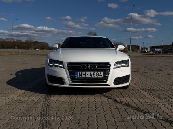 White Audi A7 Sportback 2011 in Riga, with an engine capacity of 3.00 L and mileage of 246 thousand km for 11300 €, photo 10 on AUTOMOTO.COM.LV