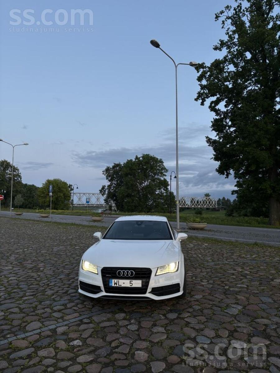 Balts Audi A7 Sportback 2013 Daugavpils, ar dzinēja tilpumu 3.00 L un nobraukumu 284 tūkst. km par 16700 €, foto 5 vietnē AUTOMOTO.COM.LV