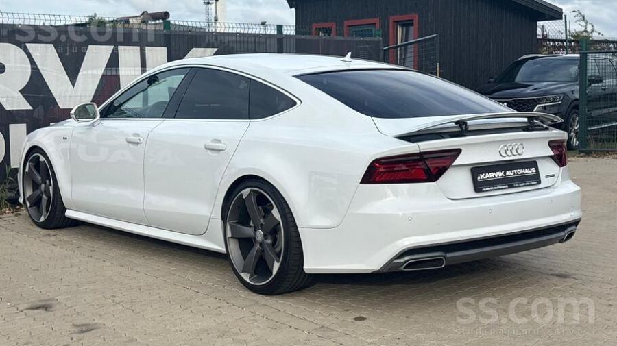 Белый Ауди А7 Спортбек 2015 в Лиепая, объемом двигателя 3.00 л и пробегом 237 тыс. км за 16500 €, фото 8 на AUTOMOTO.COM.LV
